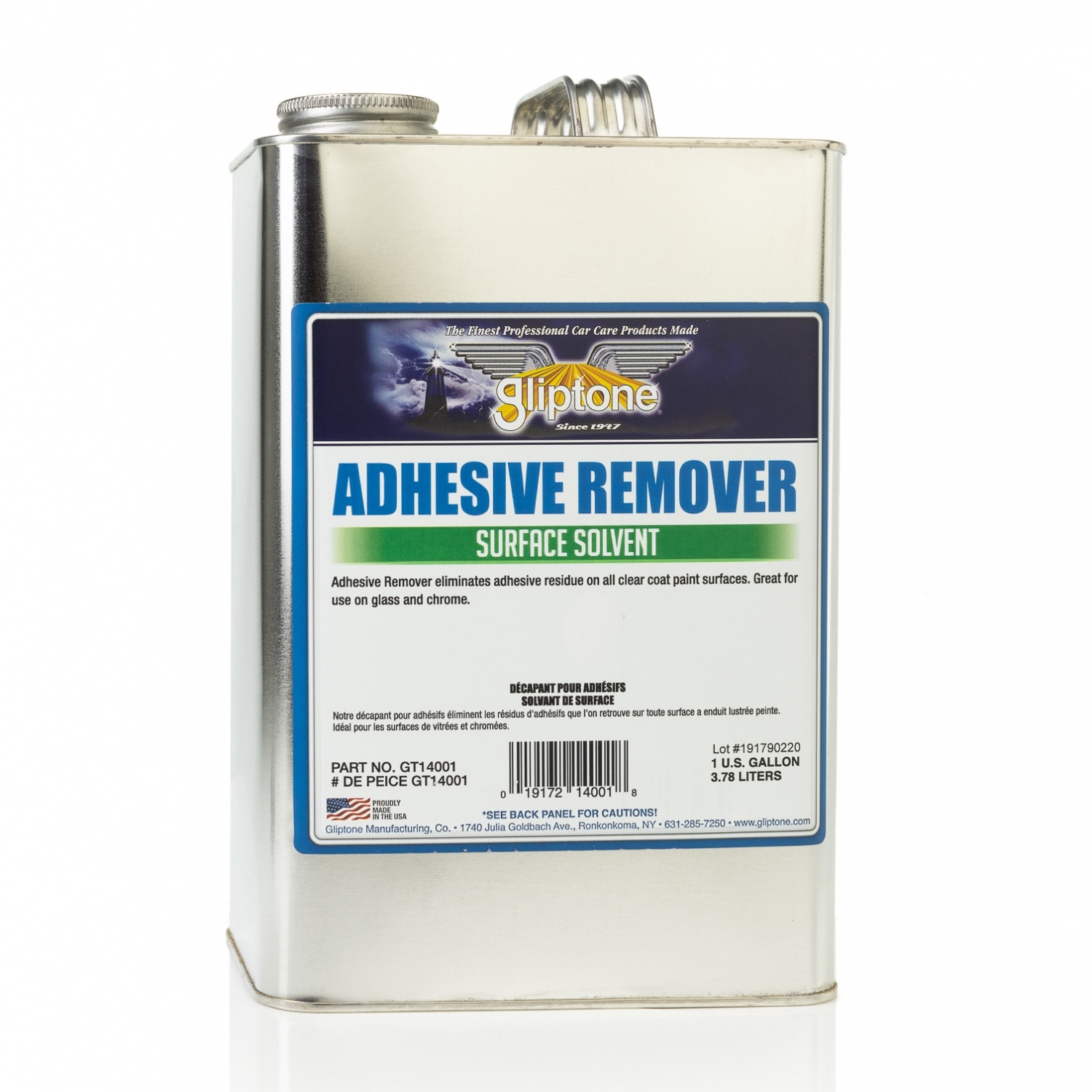 Dissolvant d'adhésif 1 Gall (3.8L) - Gliptone Europe